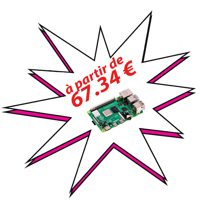 Le Raspberry Pi 4 enfin abordable à partir de 67.34 € et la version 8Go ...
